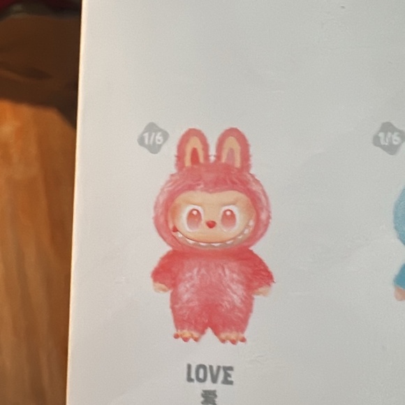 POP MART | Toys | Labubu Big Into Energy Bie Pop Mart Love Red Opened ...
